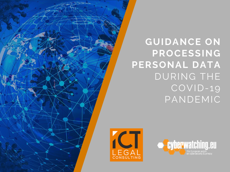 Guidance on processing personal data during the COVID-19 pandemic ...