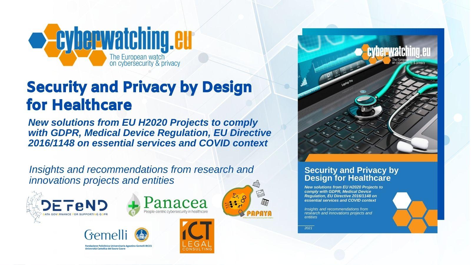 Security and Privacy by Design for Healthcare | Cyberwatching